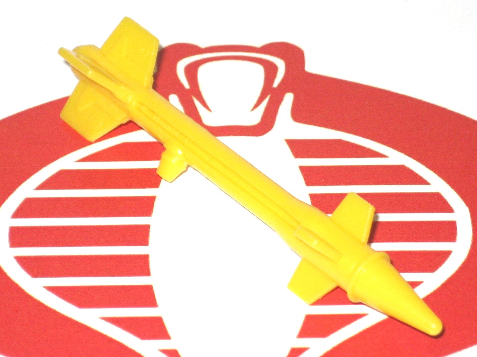 Robocop Vehicle Robo Copter Yellow Missile #1 1988 Kenner Original Part ...