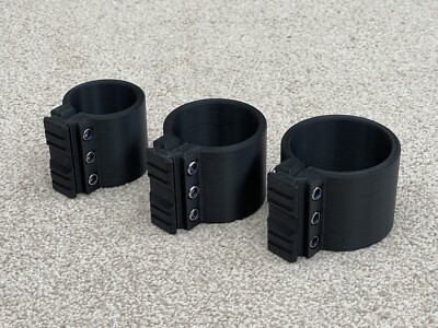 Bottle Picatinny Clamp 20mm - 60mm Diameter for Bipod Mount PCP Air ...