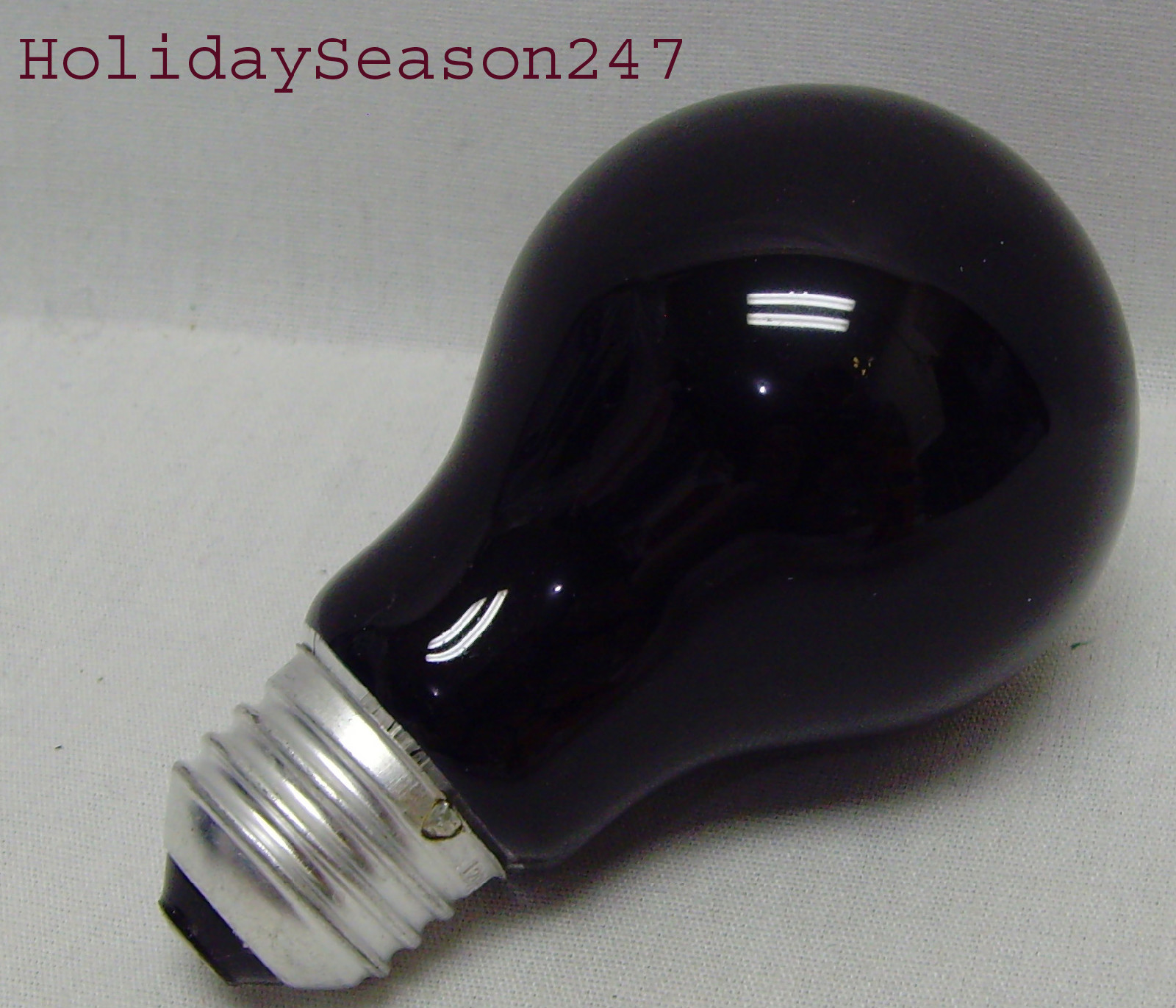 Halloween Black Light Bulb 40 Watt 120V Standard Base Spooky Haunted ...