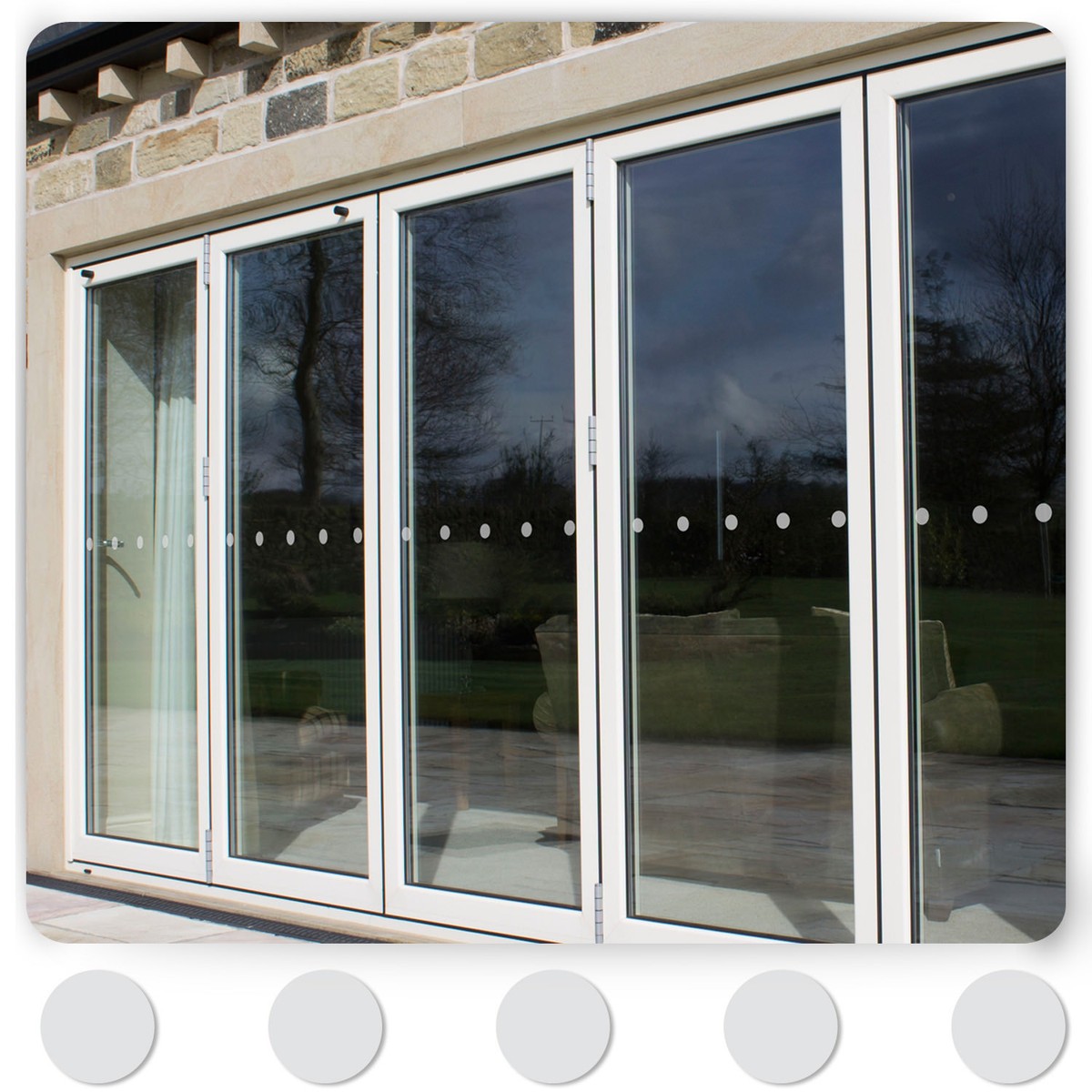 Window Decals Etched Door