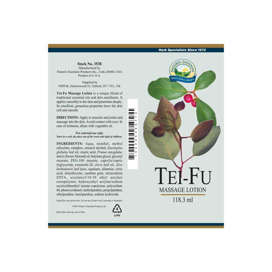 Nature’s Sunshine Tei Fu 118.3ml Massage Lotion - 3538 for sale online ...