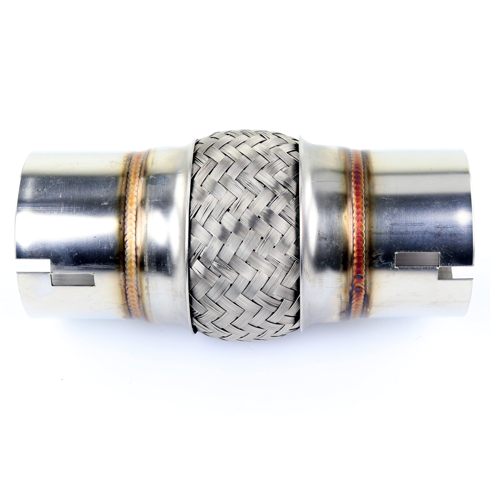 TF-N50100N Universal Notched Ends Exhaust Flex Pipe Connector 2 Inch ID ...