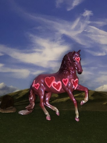 OOAK Breyer cm Custom Stablemate Horse Mini Alborozo *+*Valentine ...