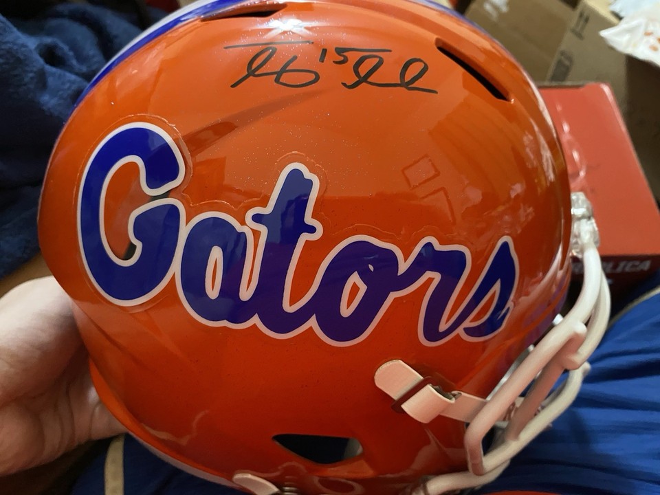 Tim Tebow Signed Florida Gators Replica Helmet! Full Size! UF! W ...