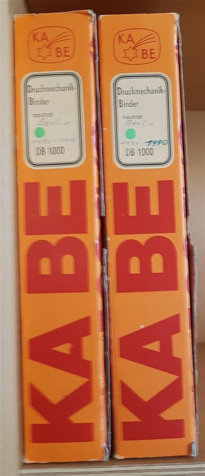 Cable Form Sheets Berlin 1948-1990 COMPLETE with Pockets + Album | eBay