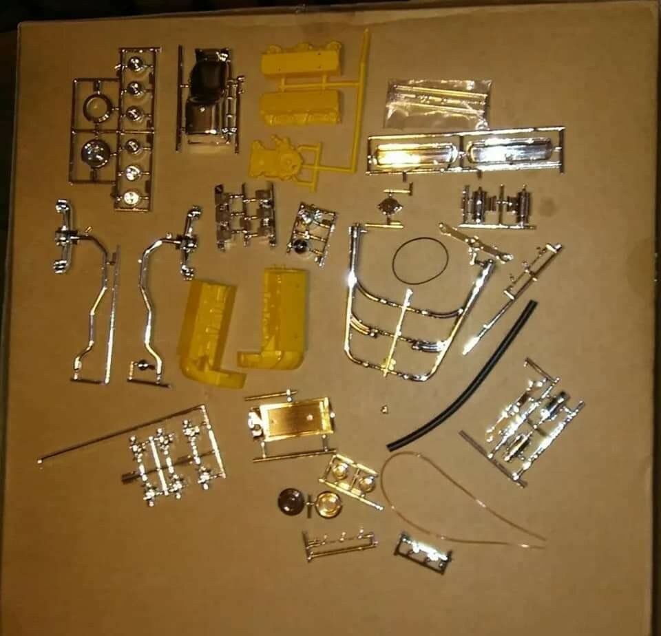 1/8 scale Pontiac engine Lindberg Monogram Revell big deuce Rat Hot ...