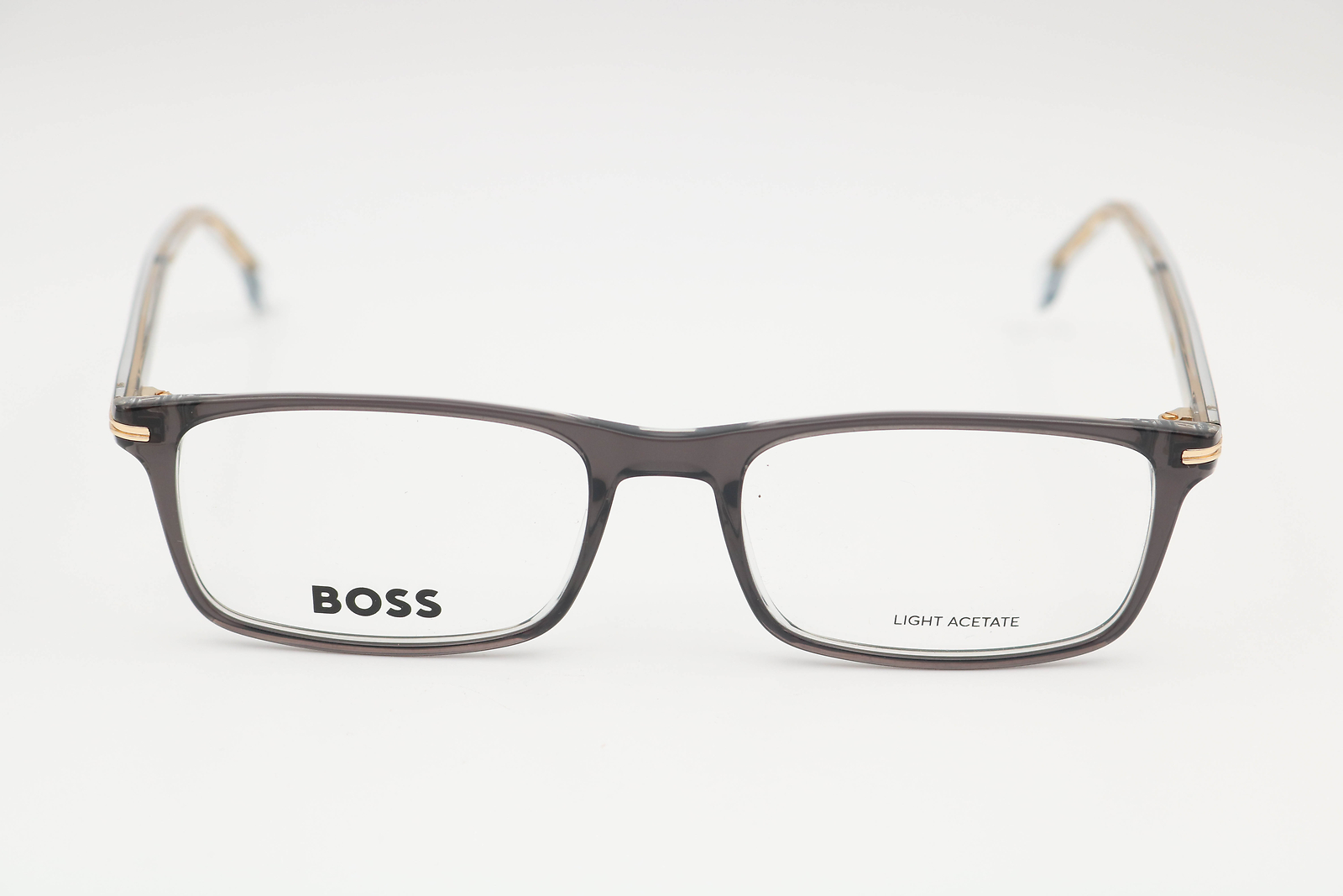 Boss 1630 Kb7 Gray Rectangle Eyeglasses Frames 55-18-145 | eBay