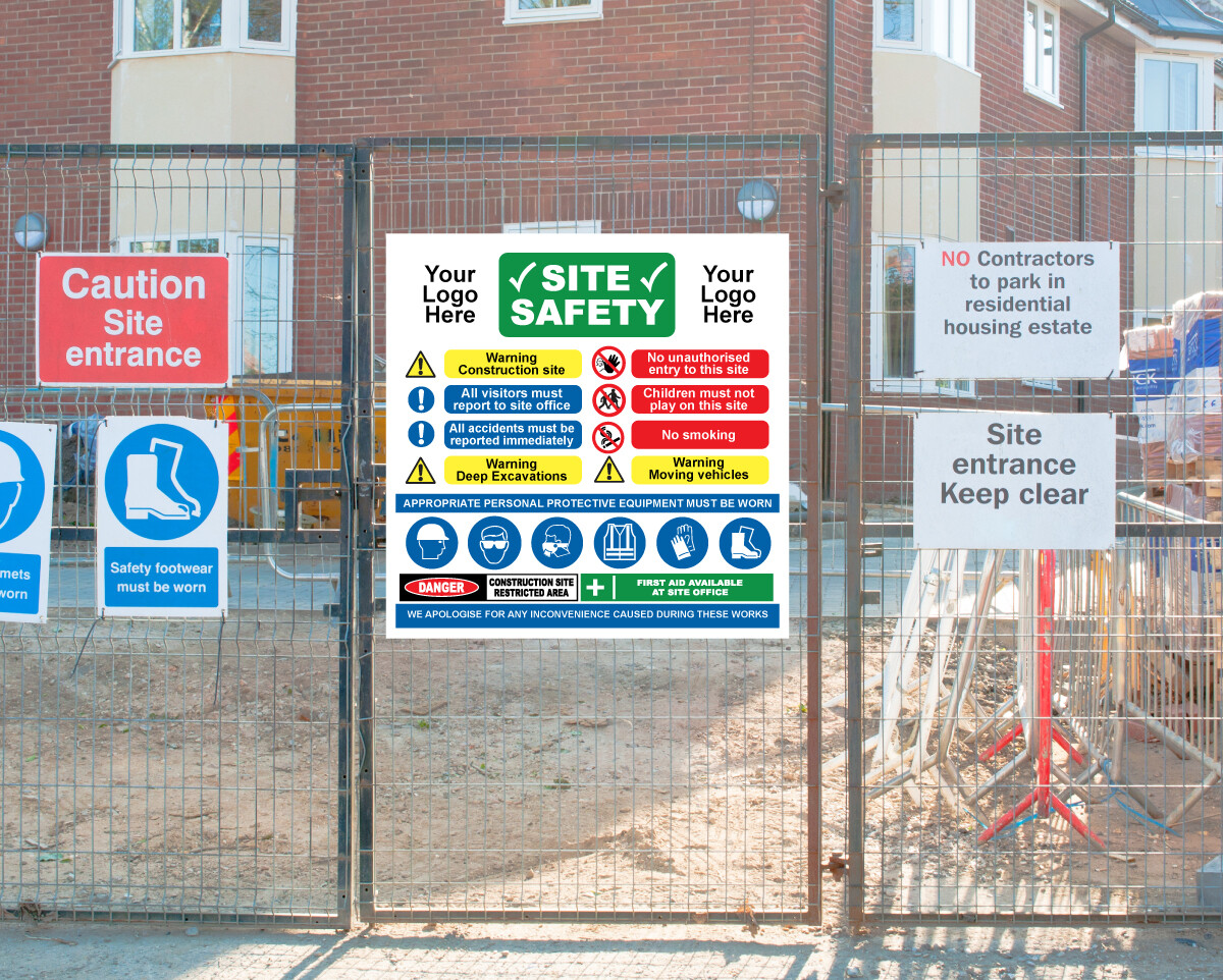 Construction Site Entrance Signs