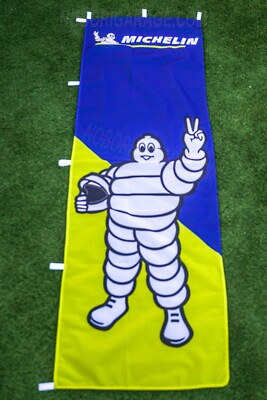 Michelin Tires v2 Nobori Banner Flag Garage Sign JDM | eBay