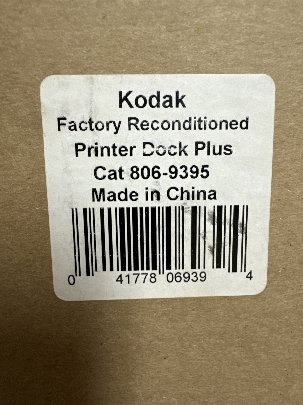 Kodak Easyshare Camera Printer Dock Plus With Cables Cx6000 7000 DX ...