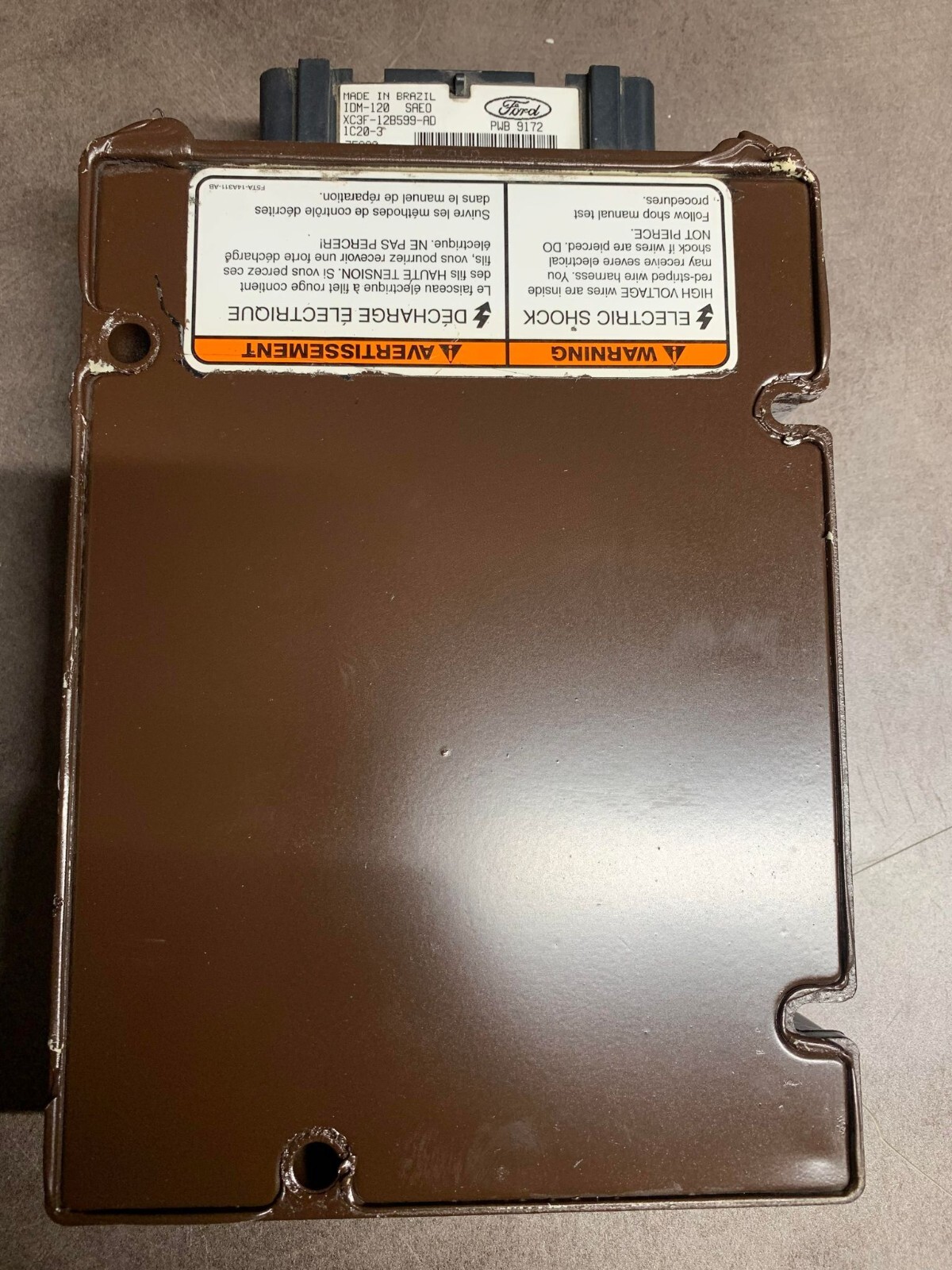 2000 FORD F-250 SUPER DUTY 7.3L V8 DIESEL FICM IDM XC3F-12B599-AC PLUG ...