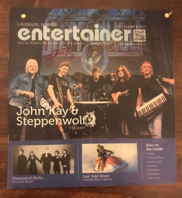 John Kay Steppenwolf Autographed Signed Magazine | eBay