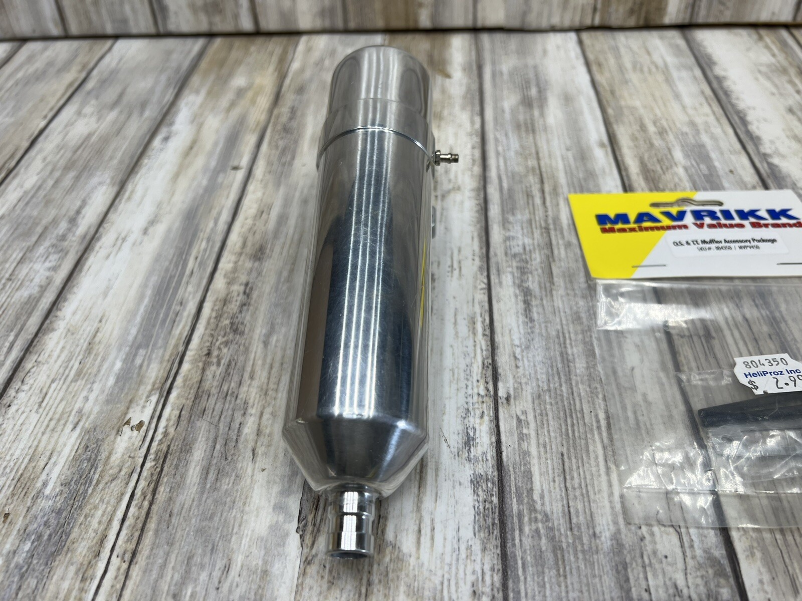 O.S. engine muffler radio-controlled RC helicopter Max New Thunder ...