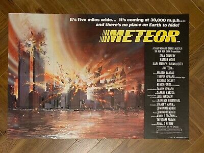Original Vintage Film Poster - METEOR - 1979 - UK QUAD - VERY GOOD ...