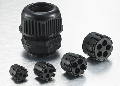 25mm Cable Gland Black with Multi Hole Inserts Solar PV Array | eBay