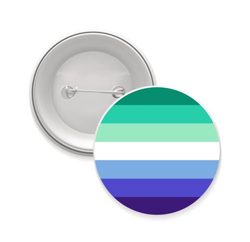 Gay pride flag - Button Pin Badges 32mm or 75mm Bg7 | eBay UK