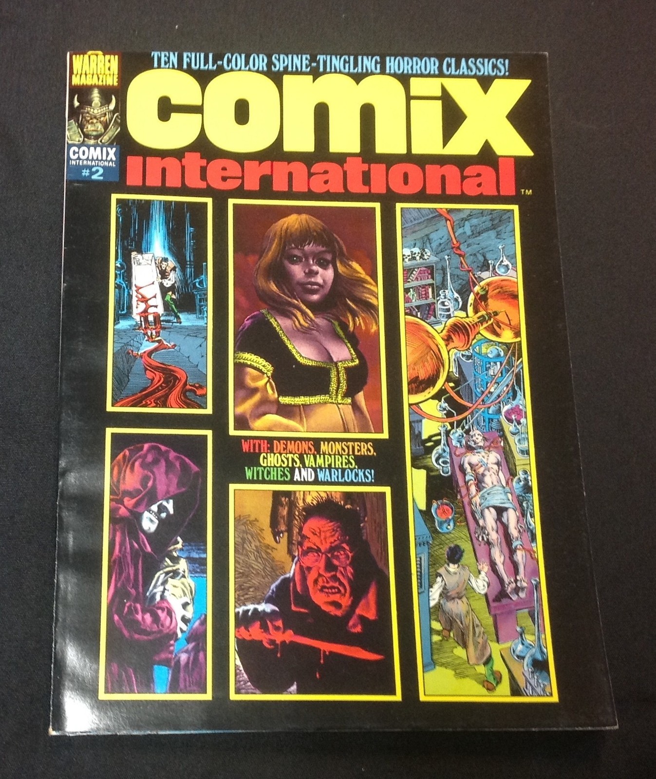 1975 Warren Comix International Magazine #2 Richard Corbin Gore & Sci ...