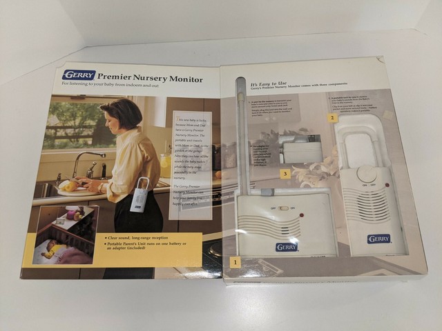 Gerry Premier Nursery Monitor Model 603 in White for sale online | eBay