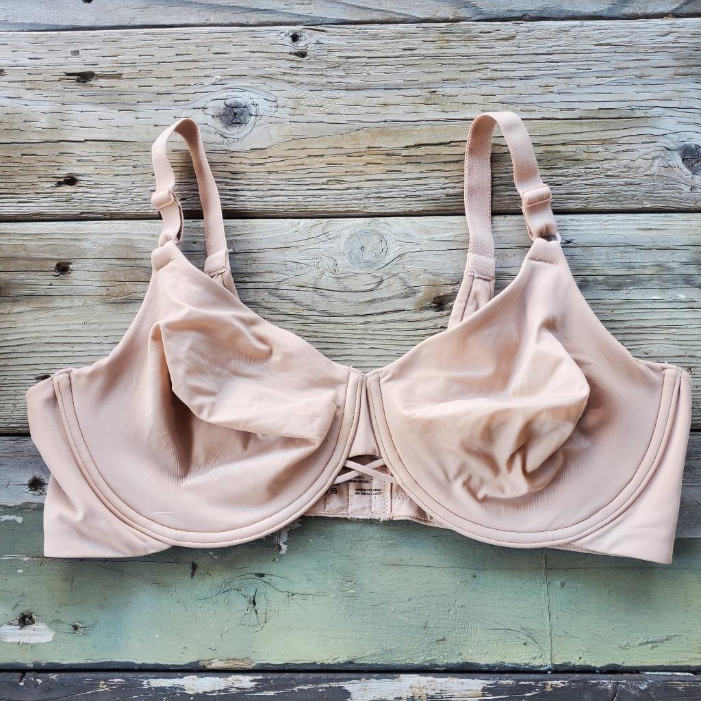 40D Vanity Fair 76571 Radiant Smooth Full Figure Underwire Beige Bra | eBay