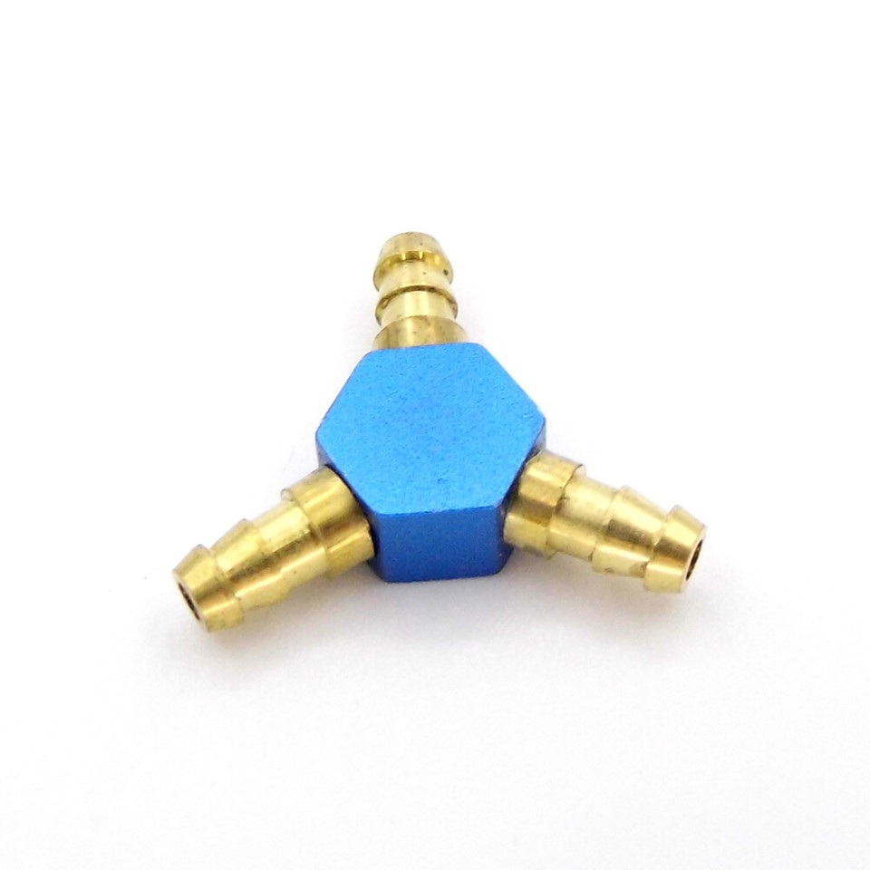 3-Way Y-Shape Water Nipple Fuel Nozzle Splitter for Tank Parts RC Boat ...
