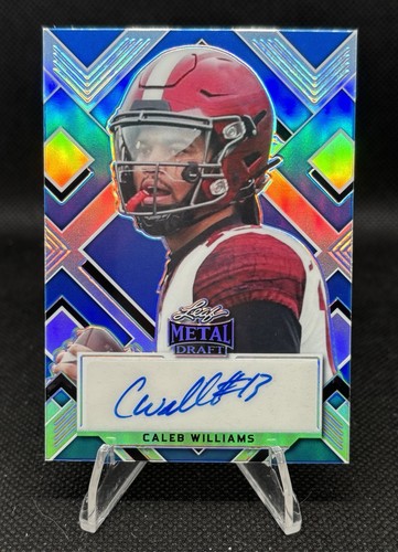 2022 LEAF METAL DRAFT CALEB WILLIAMS AUTO 3/30 #PA-CW1 RC SSP ...