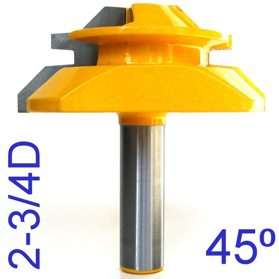 1 pc 1/2" Shank 2-3/4" Dia. 45° Lock Miter Router Bit sct-888 | eBay