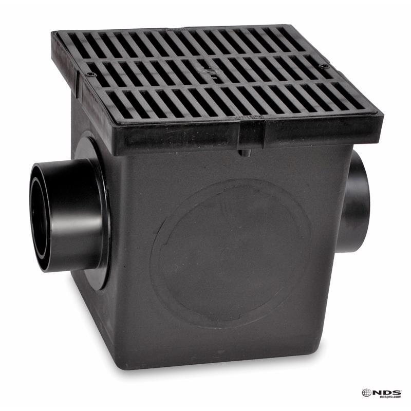 NDS Polyethylene Catch Basin Kit With Grate - Total Qty: 1 52063112107 ...