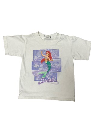 Disney's The Little Mermaid Ariel T-shirt Girls XXS Y2K | eBay