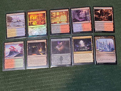 MTG Uncommon lands x10 Mishra's Factory/Obscura Storefront(FOIL ...