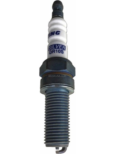 Brisk Spark Plug Silver Racing 12mm Thread 26.1mm Reach Heat Range 10 ...