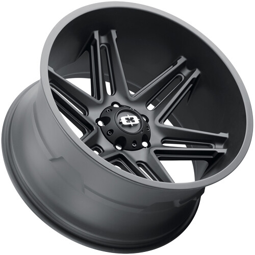 (Set of 4) Vision 363 Razor 22x10 8x180 -19mm Satin Black Wheels Rims ...