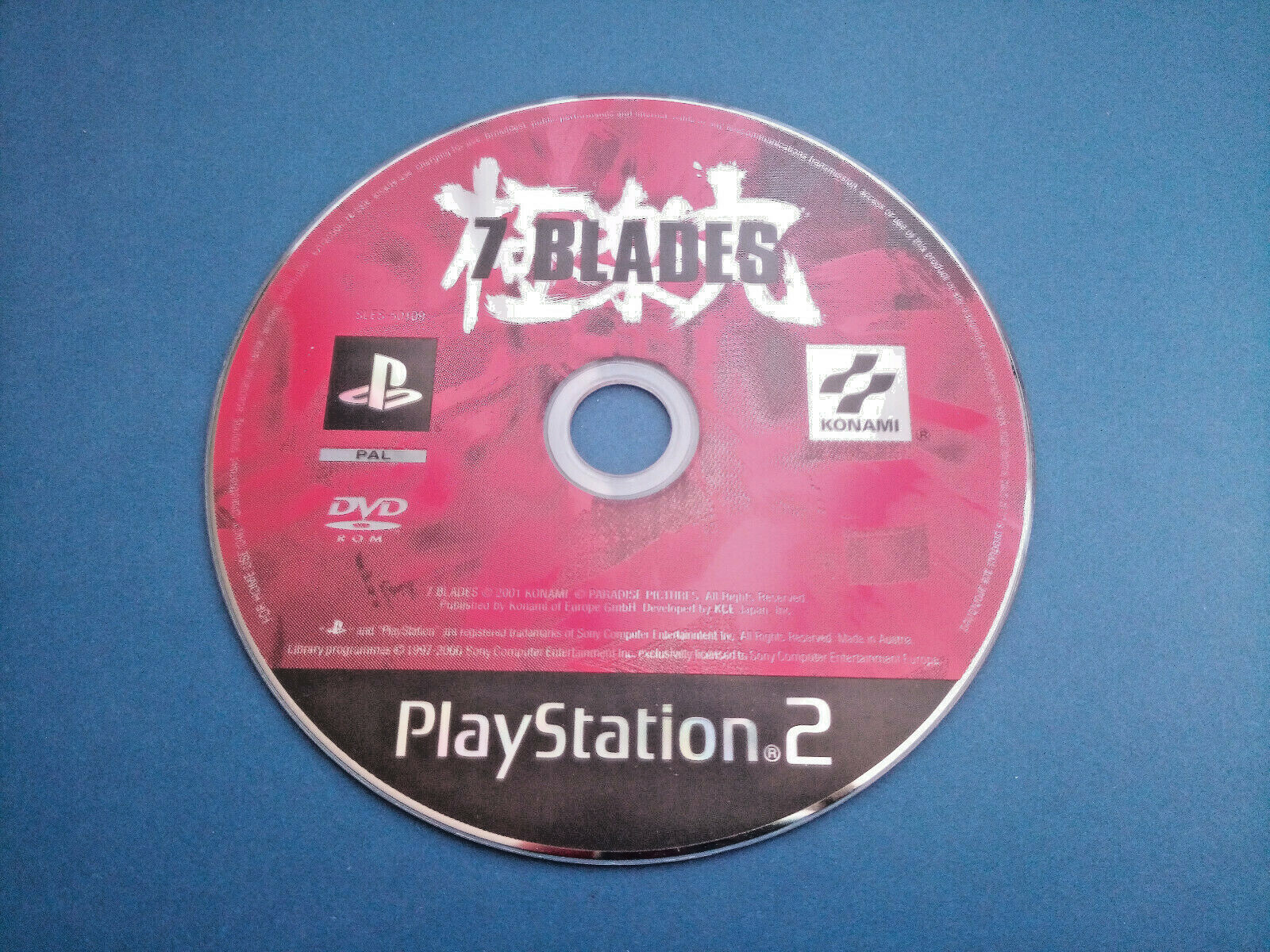 7 blades PlayStation 2 PAL - Prix - Photo - Présentation