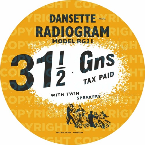 DANSETTE RADIOGRAM INSTRUCTION CARD - PRICE SHEET - 250GM CARD | eBay