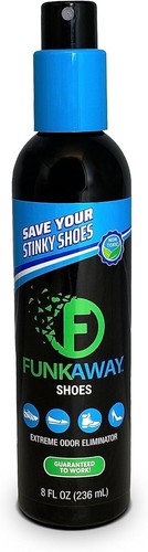 Funkaway Odor Eliminating Spray for Shoes, Skates, Work Boots & More, 8 ...