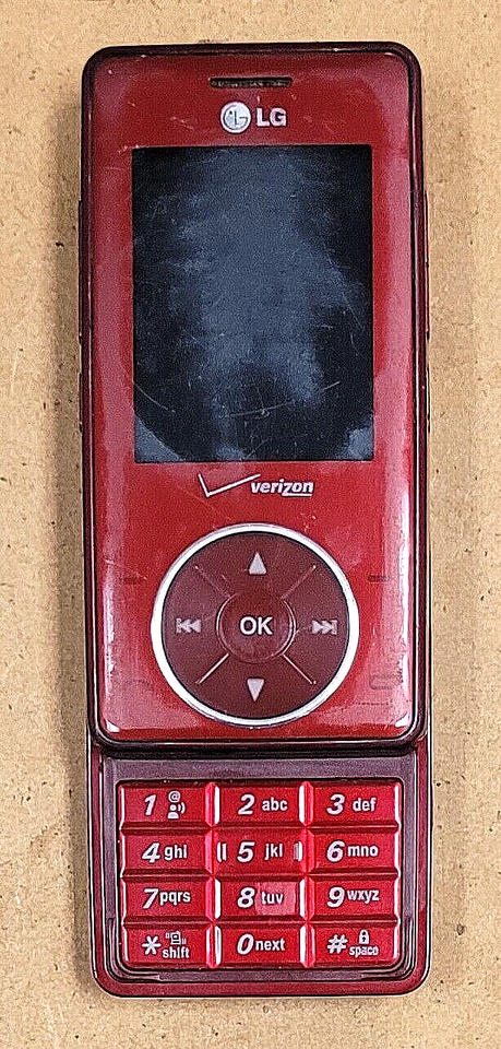 LG Chocolate VX8500 - Cherry Red ( Verizon ) Super Rare Slider Phone ...
