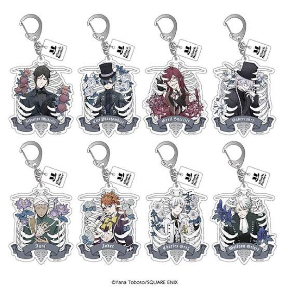 Black Butler Trading Acrylic Keychain Agni Black Label Collectible Used ...