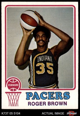 1973 Topps #231 Roger Brown Pacers Maryland 7 - NM | eBay