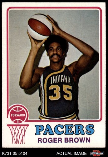 1973 Topps #231 Roger Brown Pacers Maryland 7 - NM | eBay
