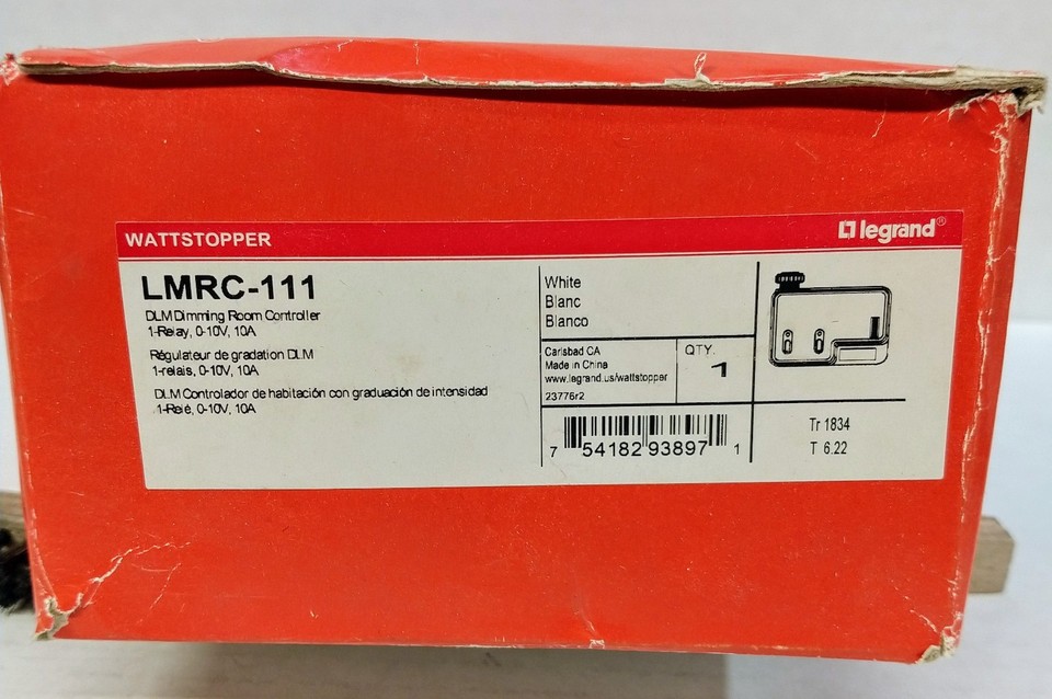 WattStopper / Legrand LMRC-111 DLM Dimming Room Controller 1-Relay 0 ...