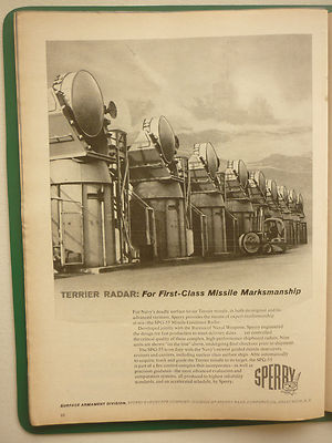 12/1960 PUB SPERRY US NAVY TERRIER MISSILE SPG-55 MISSILE GUIDANCE ...