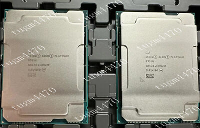 Intel Xeon Platinum 8351N Official version CPU Processor 36-Core 2.4G ...