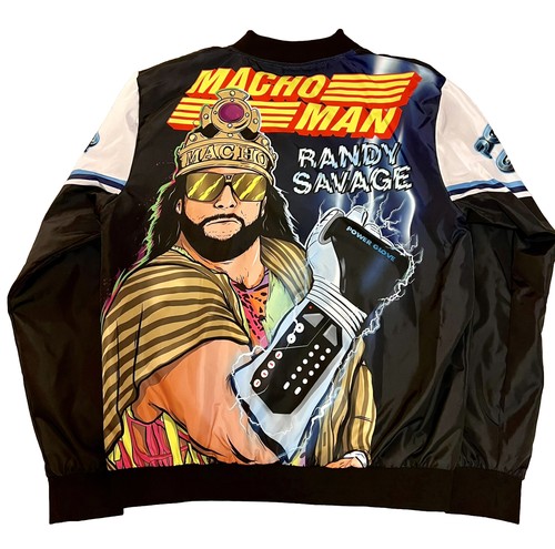 WWE MACHO MAN X NINTENDO POWER GLOVE CHALK LINE JACKET SIZE ADULT LARGE ...
