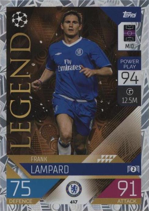 2022-23 Topps Match Attax UEFA Club Competitions - Legend Frank Lampard ...