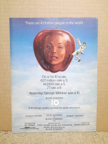 1979 10 Movie Magazine Ad Bo Derek, Blake Edwards, Julie Andrews ...