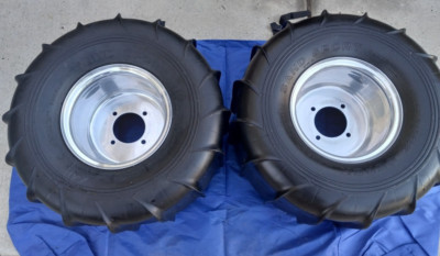 Honda ATC Wheels Douglas Blue Label 4 x 100 w/dick Cepek sand paddle ...
