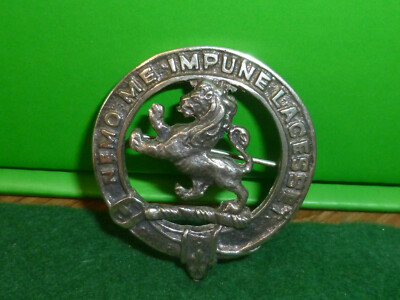 Victorian Scottish Nemo Me Impune Lagesset Badge | eBay UK