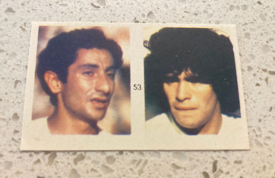 1982 World Cup Sticker Diego Maradona Naranjito Very Rare #53 Argentina ...
