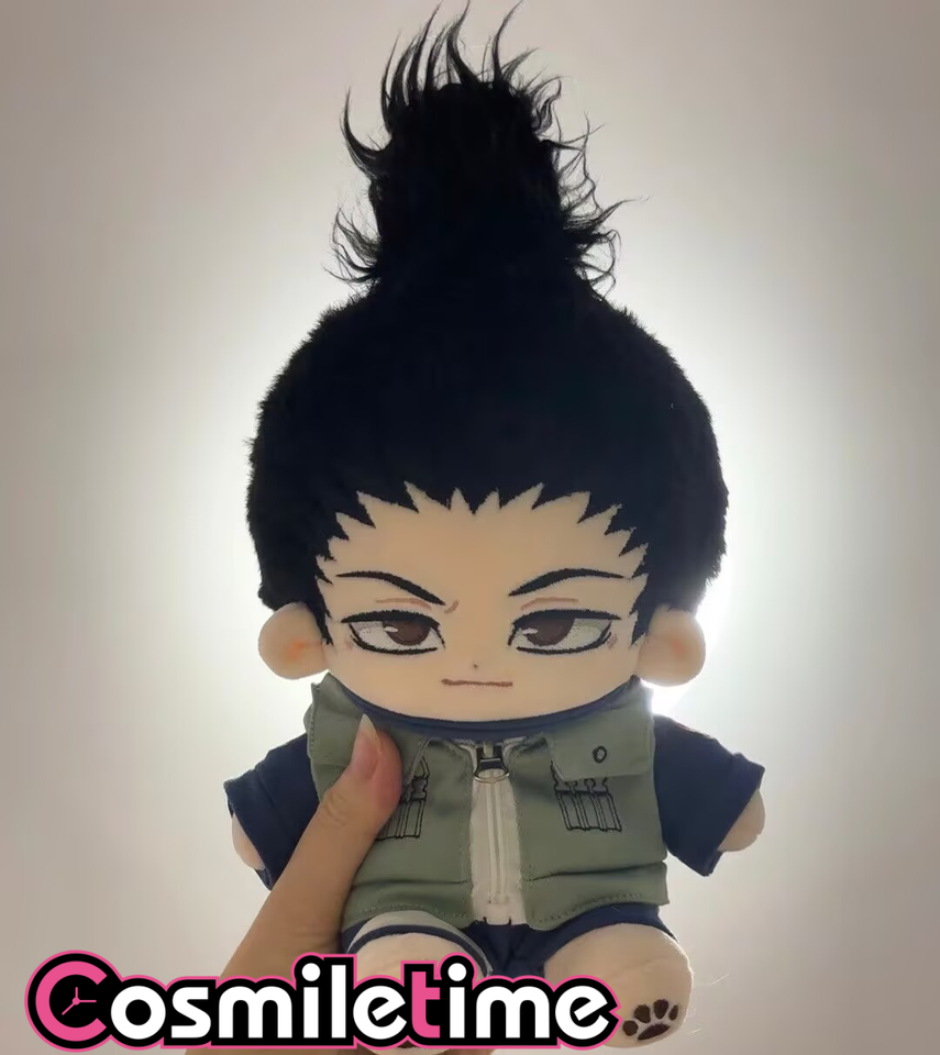 Naruto Nara Shikamaru 20cm Plush Doll Stuffed Pillow Dress up Anime ...