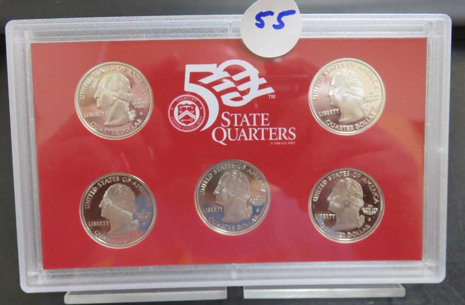 2004 Proof Silver Quarters Set in Package w/COA | eBay