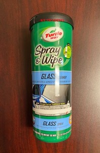 Turtle Wax Spray & Wipe 4-In-1 GLASS CLEANER Car Auto Mirror ...